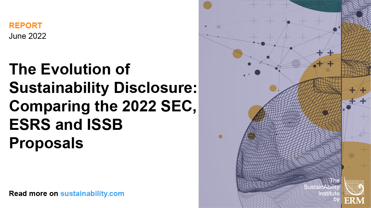 The Evolution of Sustainability Disclosure: Comparing the 2022 SEC ...
